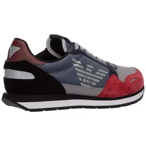 Emporio Armani Low Top Printed Logo Sneakers