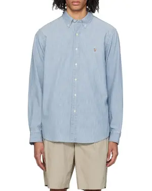 Polo Ralph Lauren Logo Embroidered Denim Shirt
