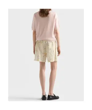 Prada Short-sleeved Cashmere T-shirt