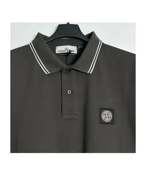 Stone Island Short-sleeved Polo Shirt - Leaden