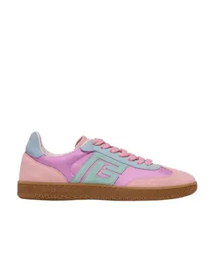 Balmain Swan Panelled Sneakers - Multi-color