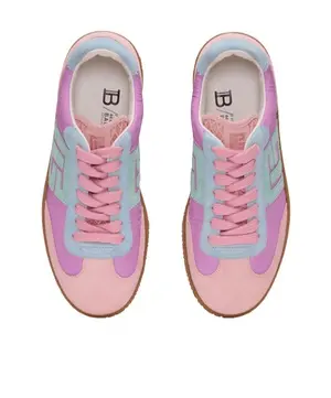 Balmain Swan Panelled Sneakers