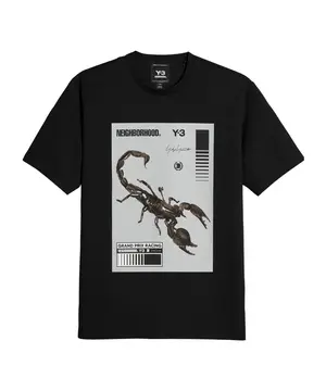Y3 Scorpion Graphic T-shirt - Black