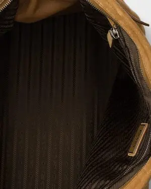 Prada Bonnie Suede Tote Bag