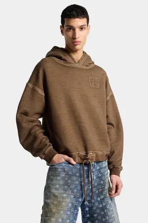 Dsquared2 Upside Down Relax Fit Hoodie
