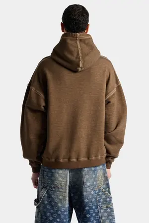 Dsquared2 Upside Down Relax Fit Hoodie