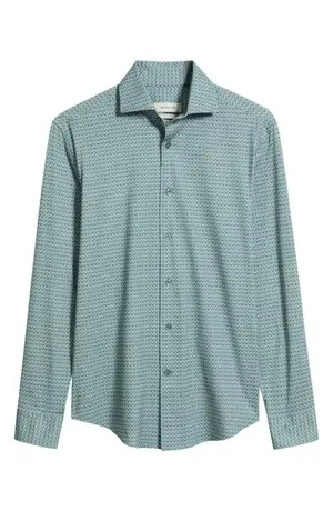 Bugatchi Devon Ooohcotton® Tech Patterned Shirt