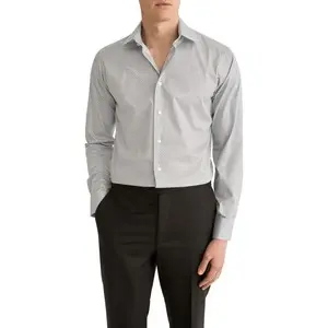 Eton Slim Fit Micro Print Cotton Shirt