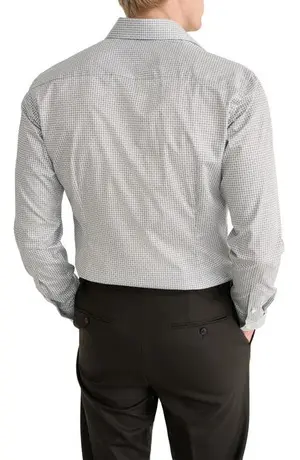 Eton Slim Fit Micro Print Cotton Shirt