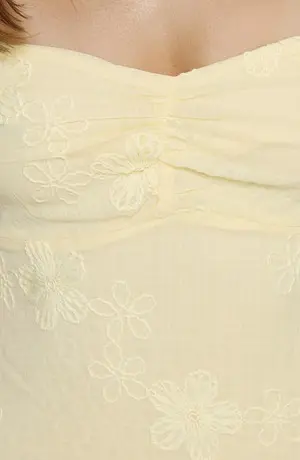 Princess Polly Maisone Floral Embroidered Maxi Dress