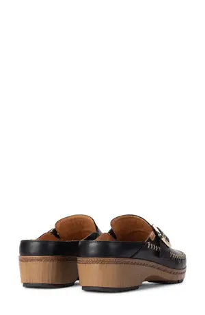 Pikolinos Granada Leather Clog - Black