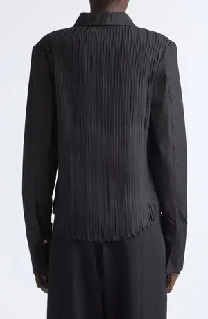 DIOTIMA Mito Bias Tape Cotton Button-up Shirt