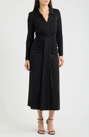 Julia Jordan Ruched Midi Dress