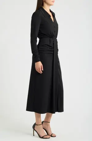 Julia Jordan Ruched Midi Dress