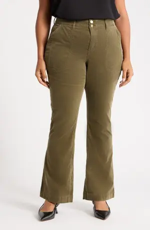 Wit & Wisdom Corduroy Flare Leg Pants