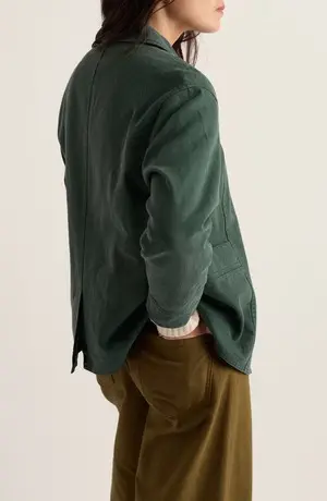 SEASALT CORNWALL Croplands Herringbone Organic Cotton Jacket