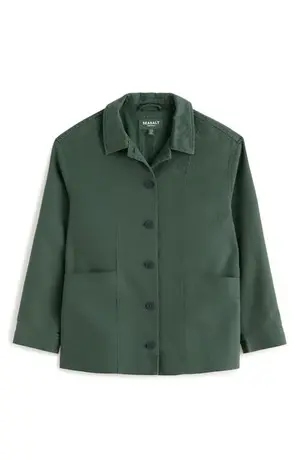 SEASALT CORNWALL Croplands Herringbone Organic Cotton Jacket