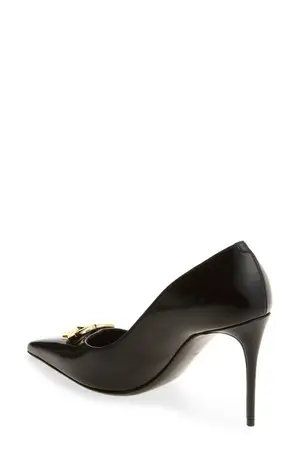 Dolce & Gabbana Dg Logo Pointed Toe Stiletto Pumps