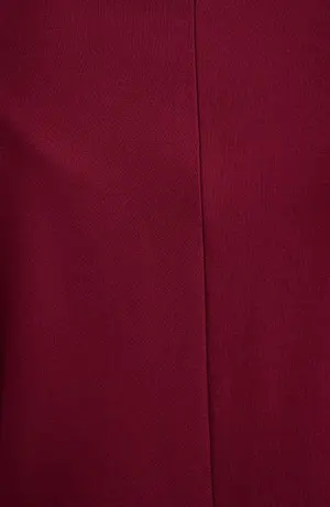 Anne Klein One Button Jacket With Scrunch Sleeves - Chianti
