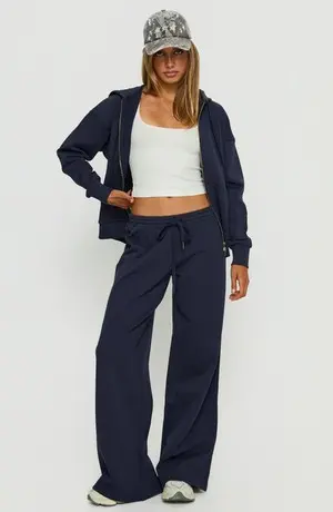 Princess Polly Summits Mid Rise Flare Track Pants