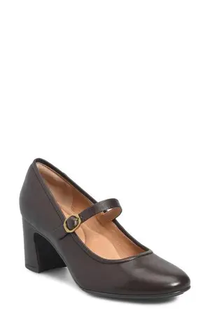 SOFFT Adelaide Mary Jane Block Heel Pumps - Chocolate