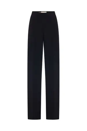 MAISON COMMON Wide Leg Travel Save Trousers - Black