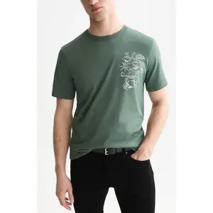 Scotch & Soda Artwork Organic Cotton Graphic T-shirt