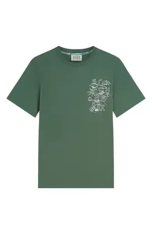 Scotch & Soda Artwork Organic Cotton Graphic T-shirt