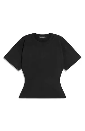 EB DENIM Eero Cotton T-shirt - Tar