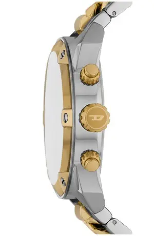 DIESEL® Spiked Chronograph Two-tone Bracelet Watch