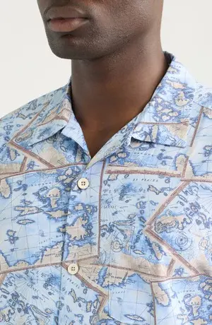Tommy Bahama Coastal Ease Isle Explorer Islandzone® Short Sleeve Button-up Shirt