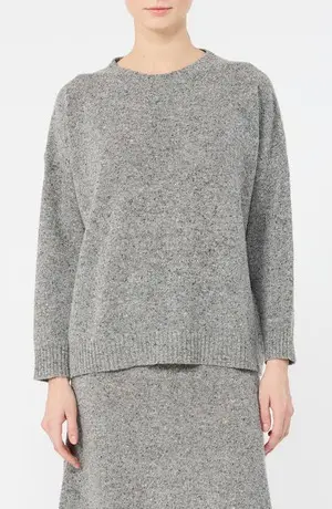 Max Mara Crewneck Wool & Silk Blend Sweater