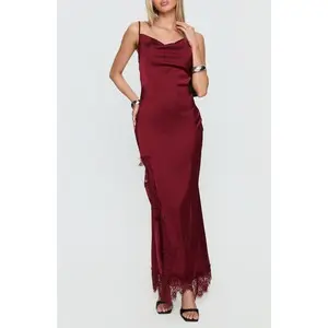 Princess Polly Katalyna Cowl Neck Lace Maxi Dress