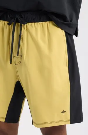 SANTO STUDIO Tempo Wordmark Performance Shorts