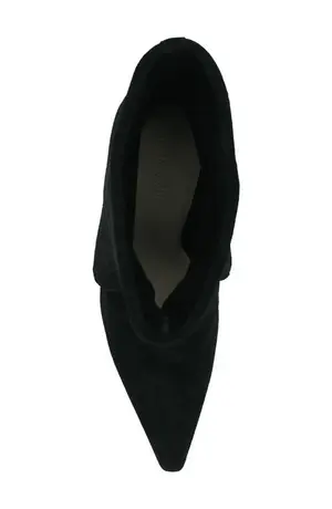 Cinq À Sept Anita Foldover Pointed Toe Suede Bootie
