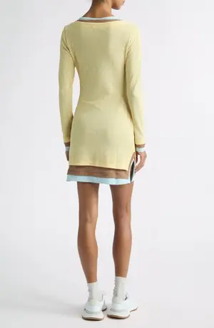 SIEDRES Lyna Long Sleeve Layered Minidress