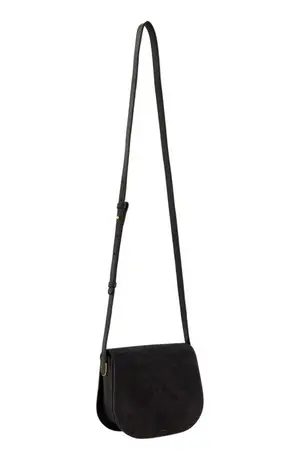 Vince Suede Saddle Crossbody Bag