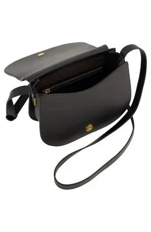 Vince Suede Saddle Crossbody Bag