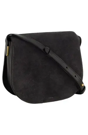 Vince Suede Saddle Crossbody Bag