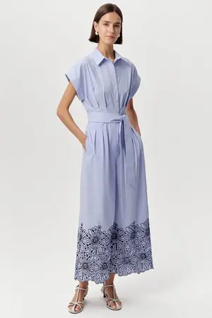 EXQUISE Zoie Embroidered Jumpsuit