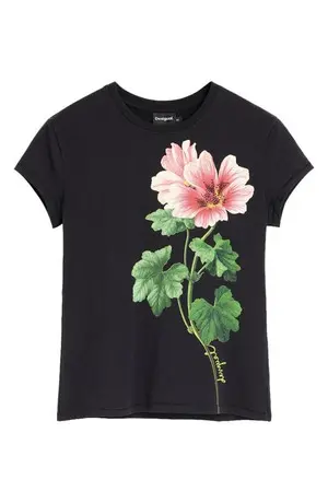 Desigual Floral Graphic T-shirt