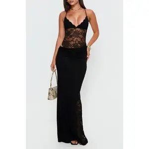 Princess Polly Chantella Lace Cutout Maxi Dress