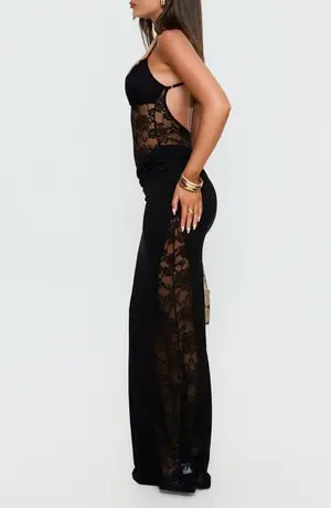 Princess Polly Chantella Lace Cutout Maxi Dress