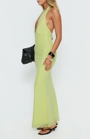Princess Polly Astrazia Halter Maxi Dress