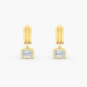 EVERLEE Emerald Aura Drop Lab Diamond In 14k Gold - 2.00ctw