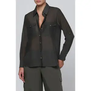 L'Agence Pearson Cotton And Silk Shirt