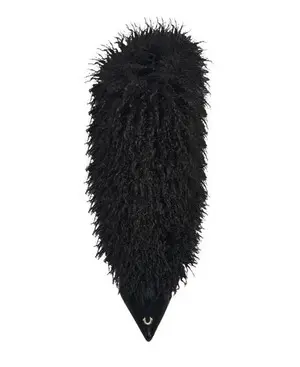 True Religion Faux Fur Trimmed Knee High Boots - Black