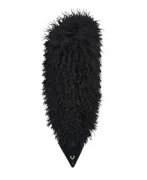 True Religion Faux Fur Trimmed Knee High Boots - Black