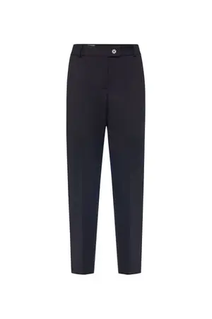 MAISON COMMON Signature Essential Straight Cotton Stretch Pant - Black