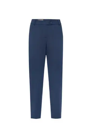 MAISON COMMON Signature Essential Straight Cotton Stretch Pant - Navy